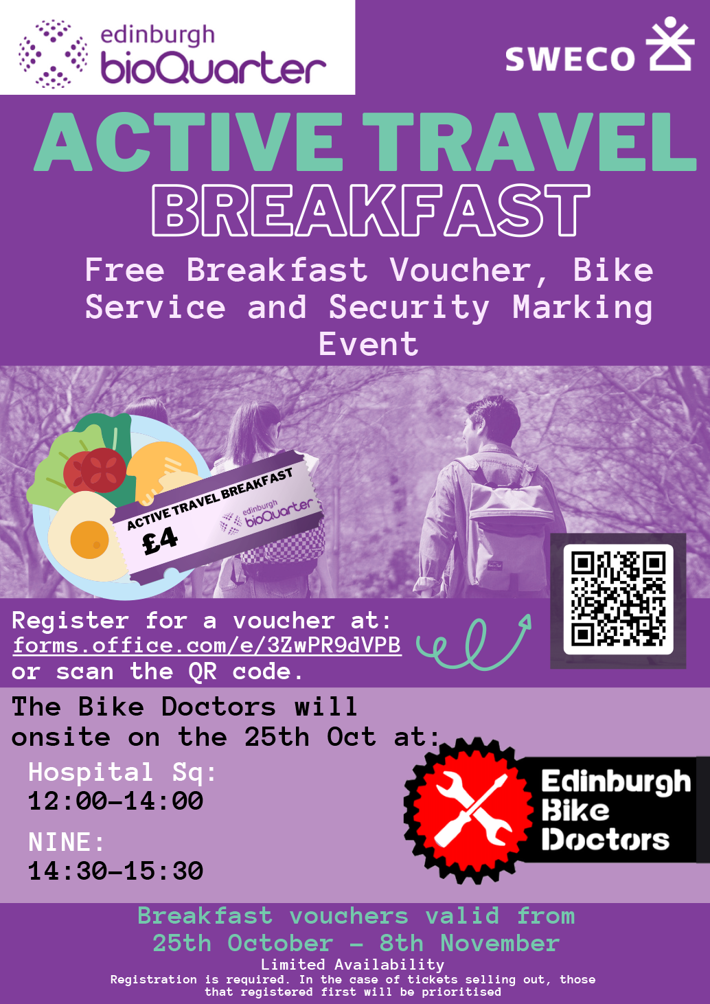 Active Travel Breakfast Launch | Event | Edinburgh BioQuarter